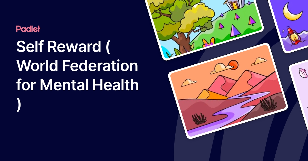 Self Reward ( World Federation for Mental Health )