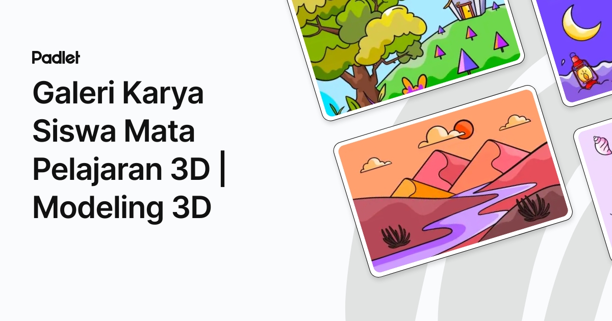 Galeri Karya Siswa Mata Pelajaran 3D | Modeling 3D