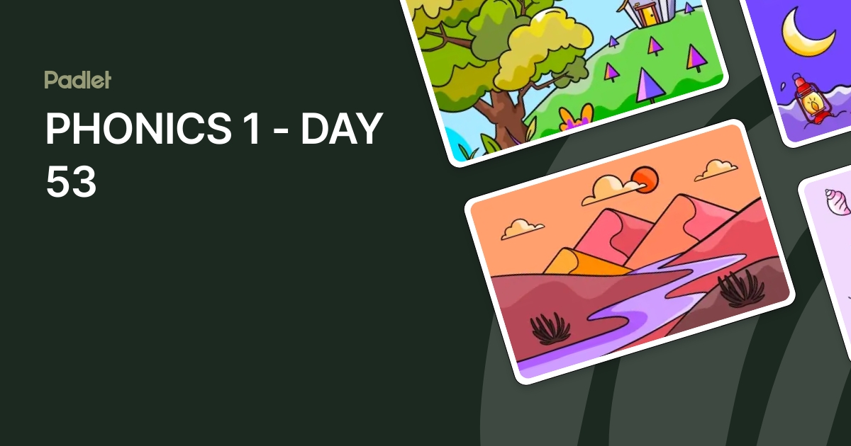 PHONICS 1 - DAY 53