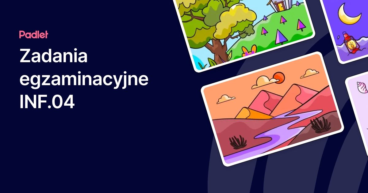 Zadania egzaminacyjne INF.04