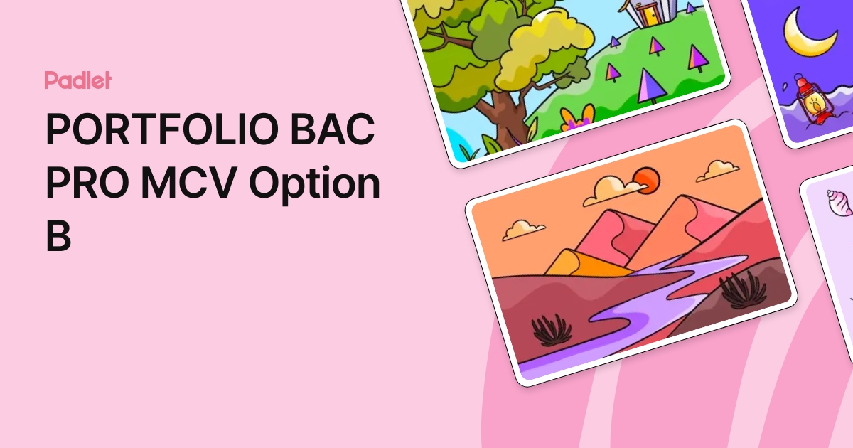 PORTFOLIO BAC PRO MCV Option B