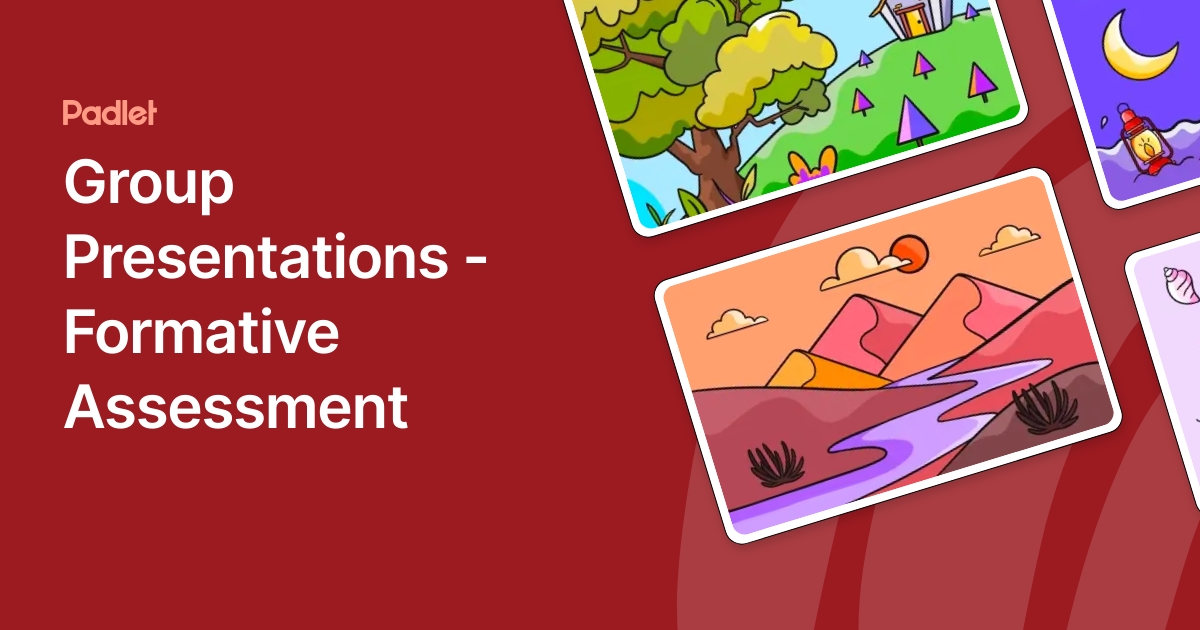 Group Presentations - Formative Assessment