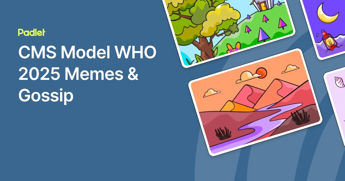 CMS Model WHO 2025 Memes & Gossip