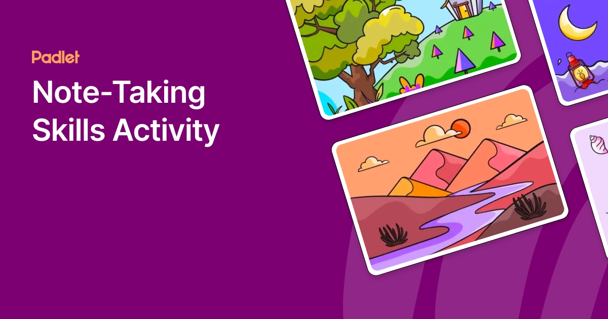Note-Taking Skills Activity