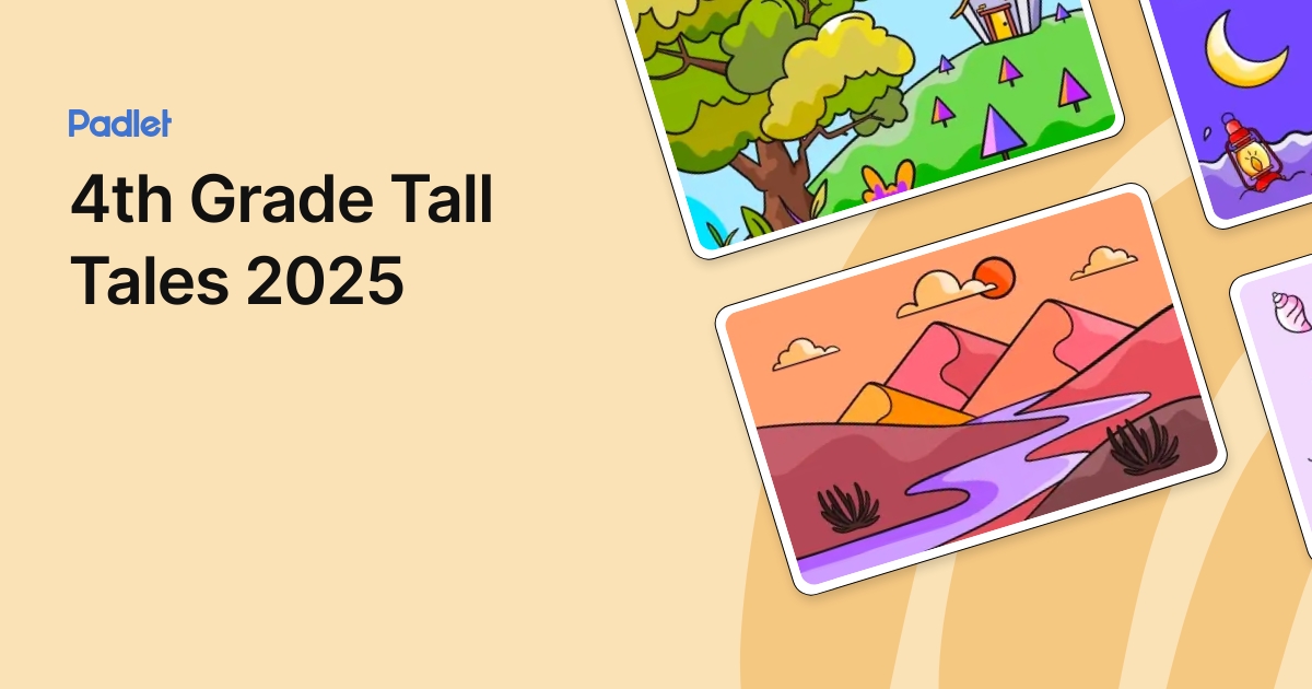 4th Grade Tall Tales 2025