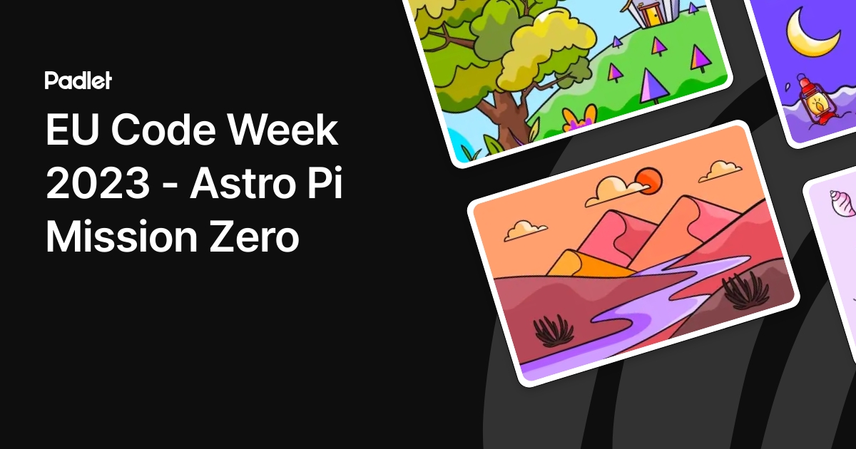 EU Code Week 2023 - Astro Pi Mission Zero