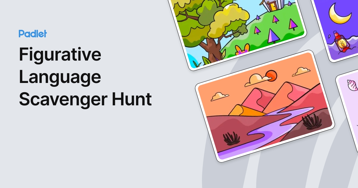 Figurative Language Scavenger Hunt