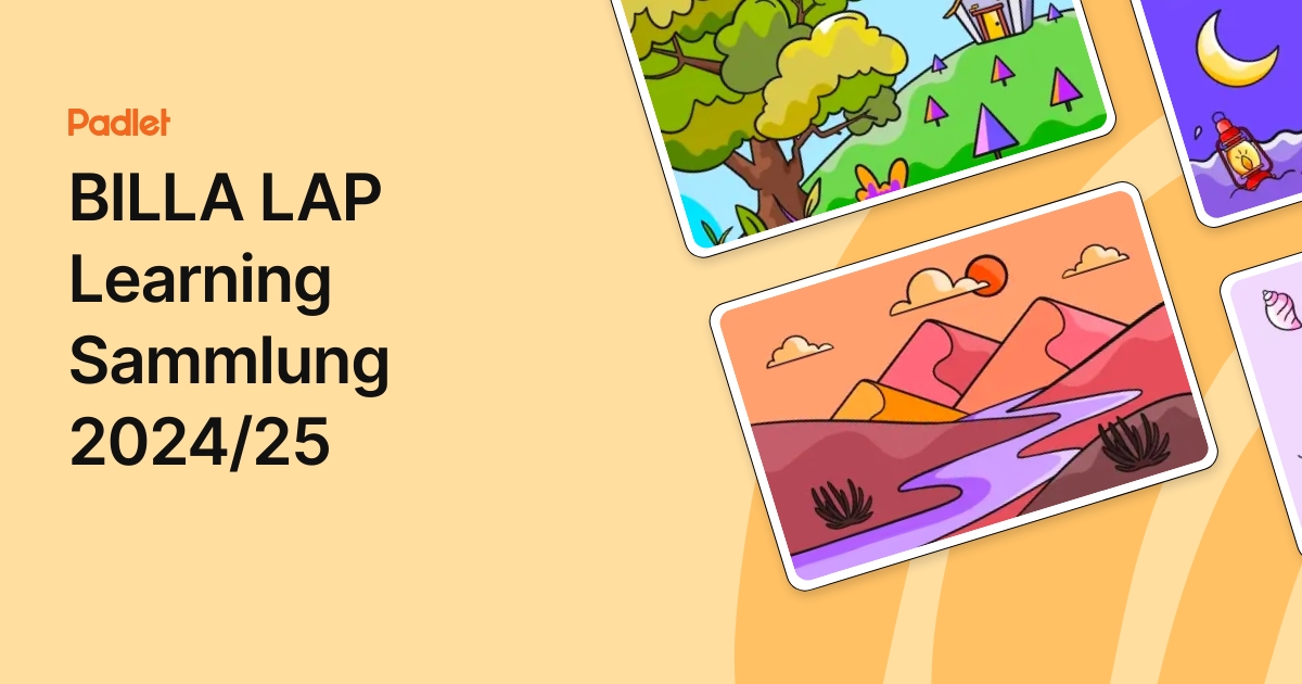 BILLA LAP Learning Sammlung 2024/25