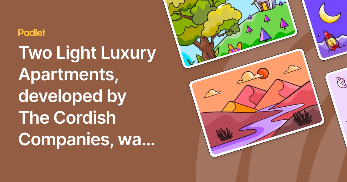 Two Light Luxury Apartments, developed by The Cordish Companies, was ...
