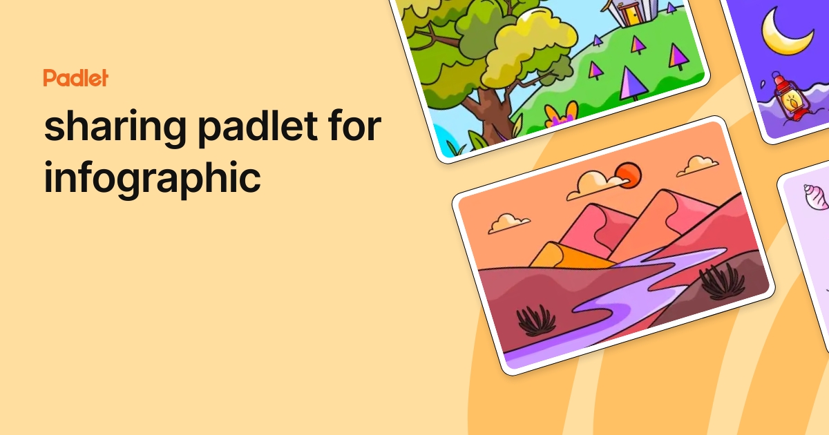 sharing padlet for infographic