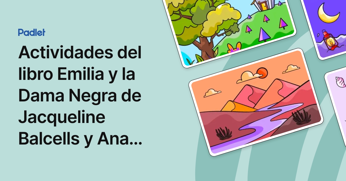 Actividades del libro Emilia y la Dama Negra de Jacqueline Balcells y ...
