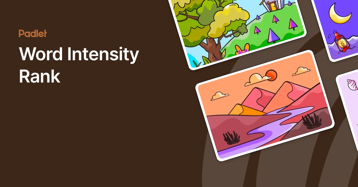 Word Intensity Rank