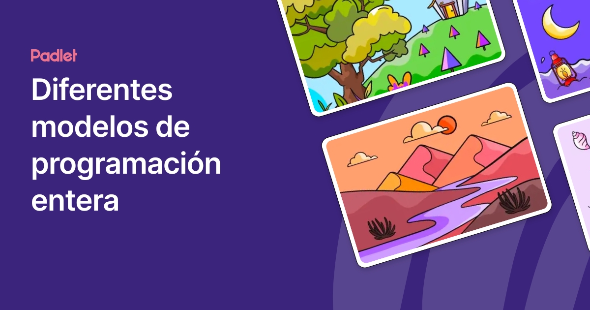 Diferentes modelos de programación entera