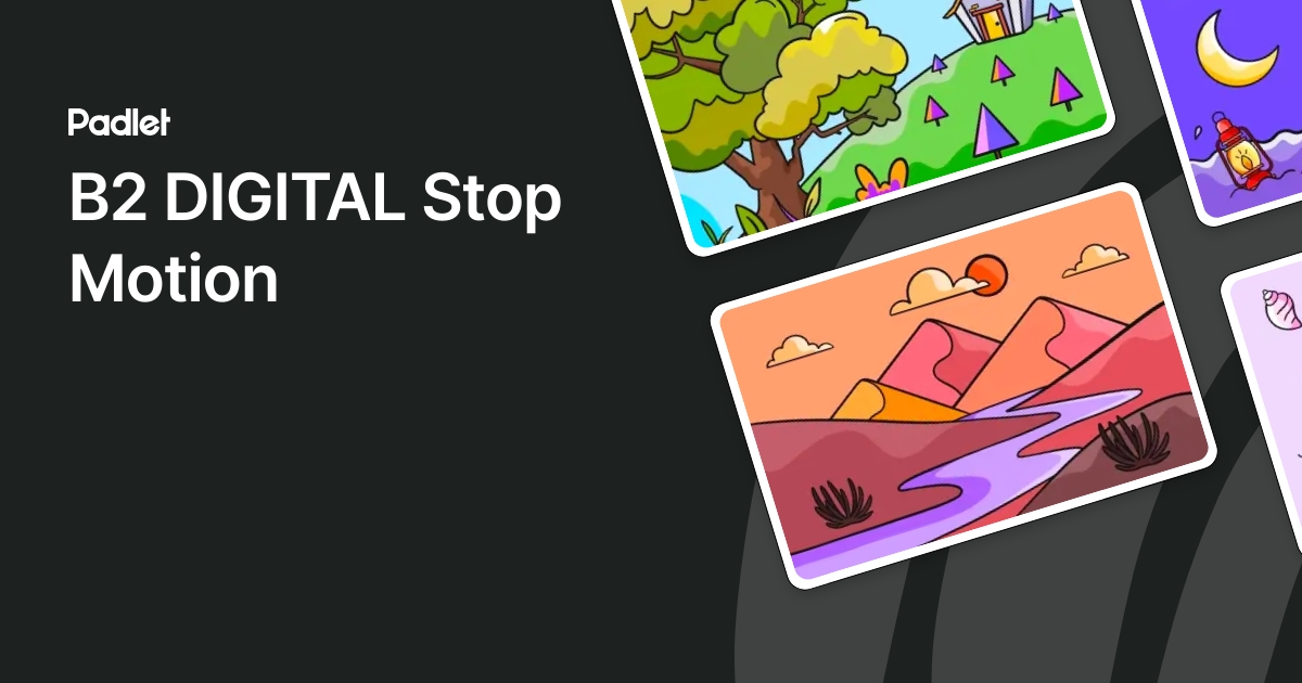 B2 DIGITAL Stop Motion