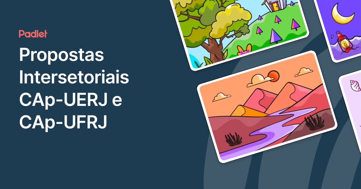 Propostas Intersetoriais CAp-UERJ e CAp-UFRJ