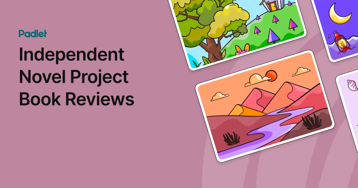 Independent Novel Project Book Reviews