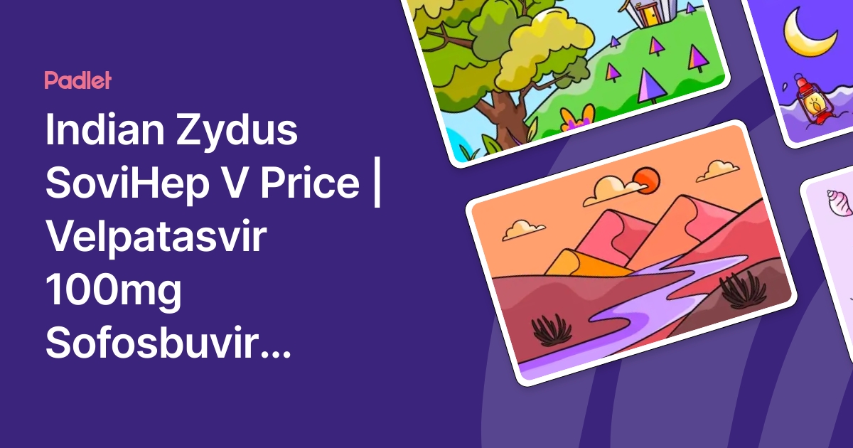 Indian Zydus SoviHep V Price | Velpatasvir 100mg Sofosbuvir 400mg ...