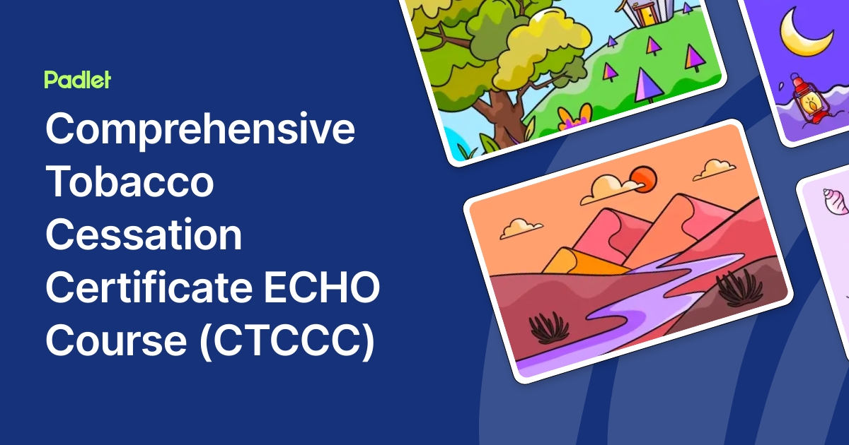 Comprehensive Tobacco Cessation Certificate ECHO Course (CTCCC)