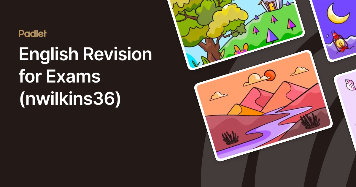 English Revision for Exams (nwilkins36)