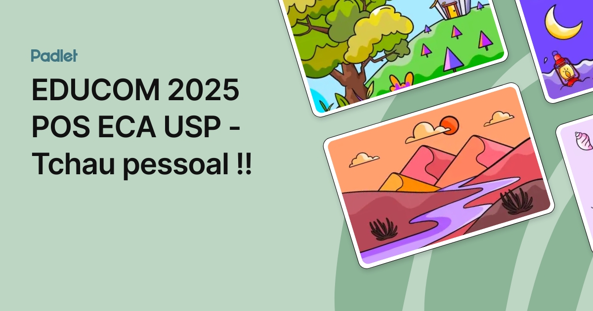 EDUCOM 2025 POS ECA USP -Tchau pessoal