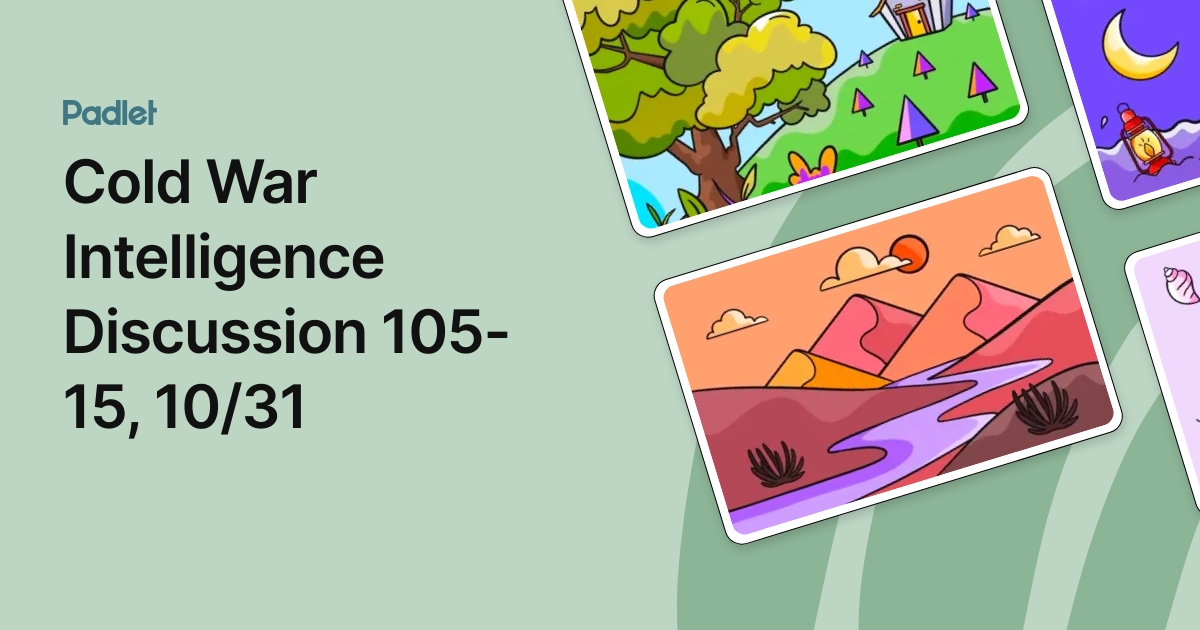 Cold War Intelligence Discussion Section 15, 03/28