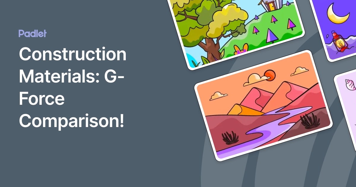 Construction Materials: G-Force Comparison!