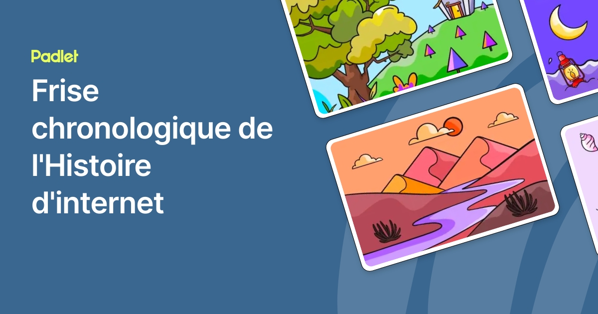 Frise chronologique de l'Histoire d'internet