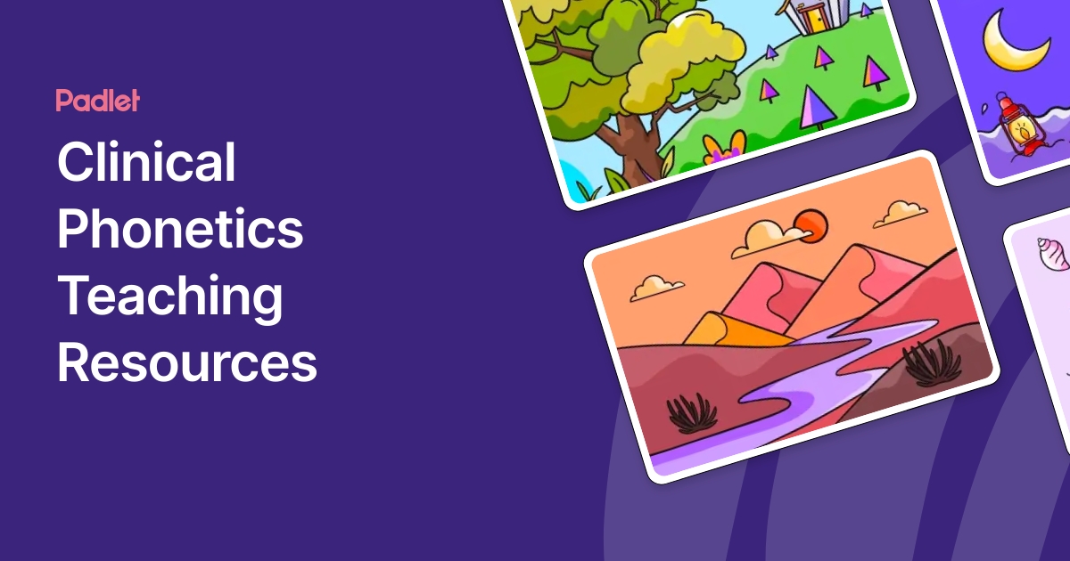 Clinical Phonetics Teaching Resources