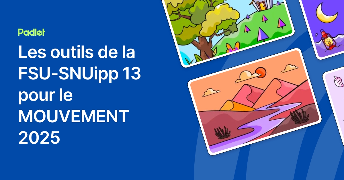 Les outils de la FSU-SNUipp 13 pour le MOUVEMENT 2025