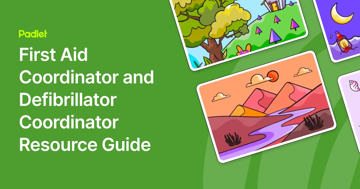 First Aid Coordinator and Defibrillator Coordinator Resource Guide