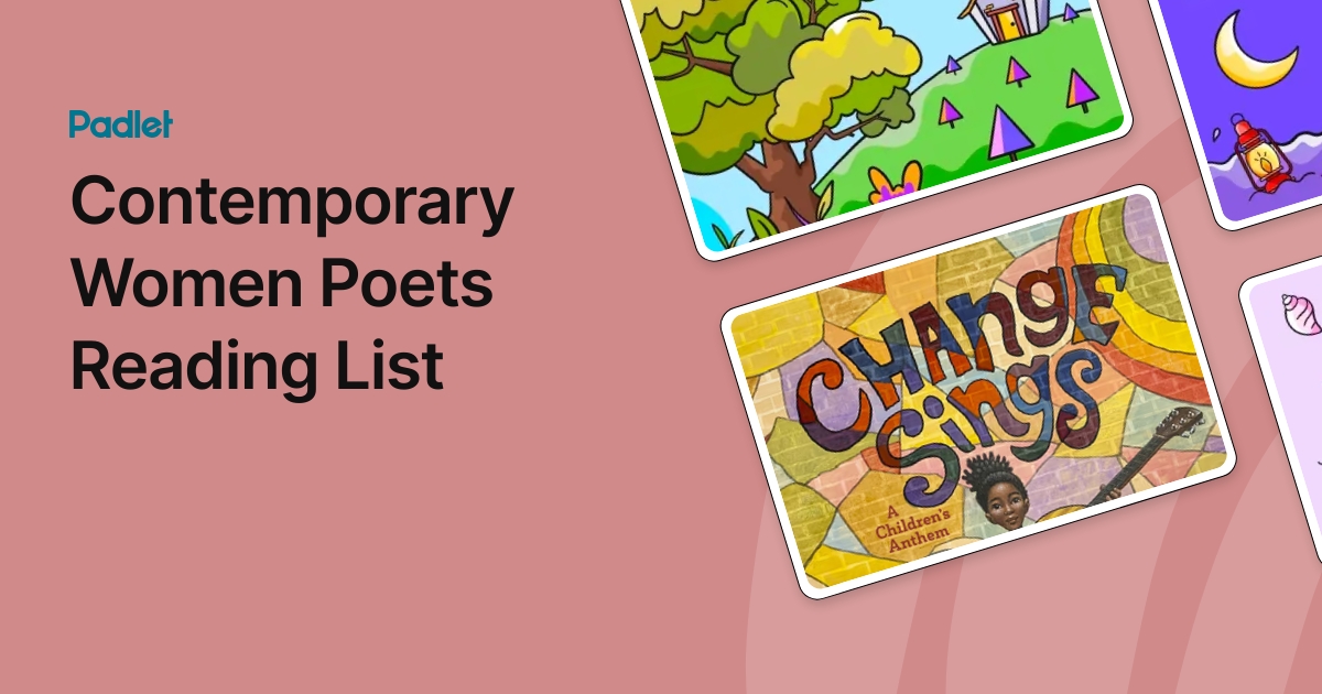 Contemporary Women Poets Reading List