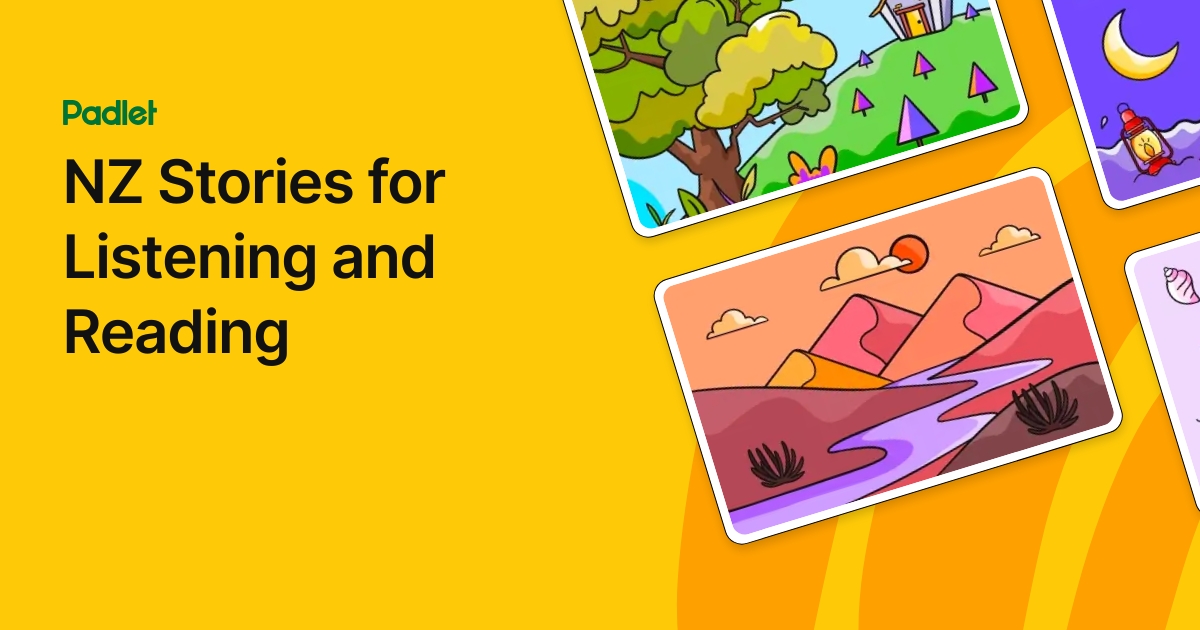 NZ Stories for Listening and Reading
