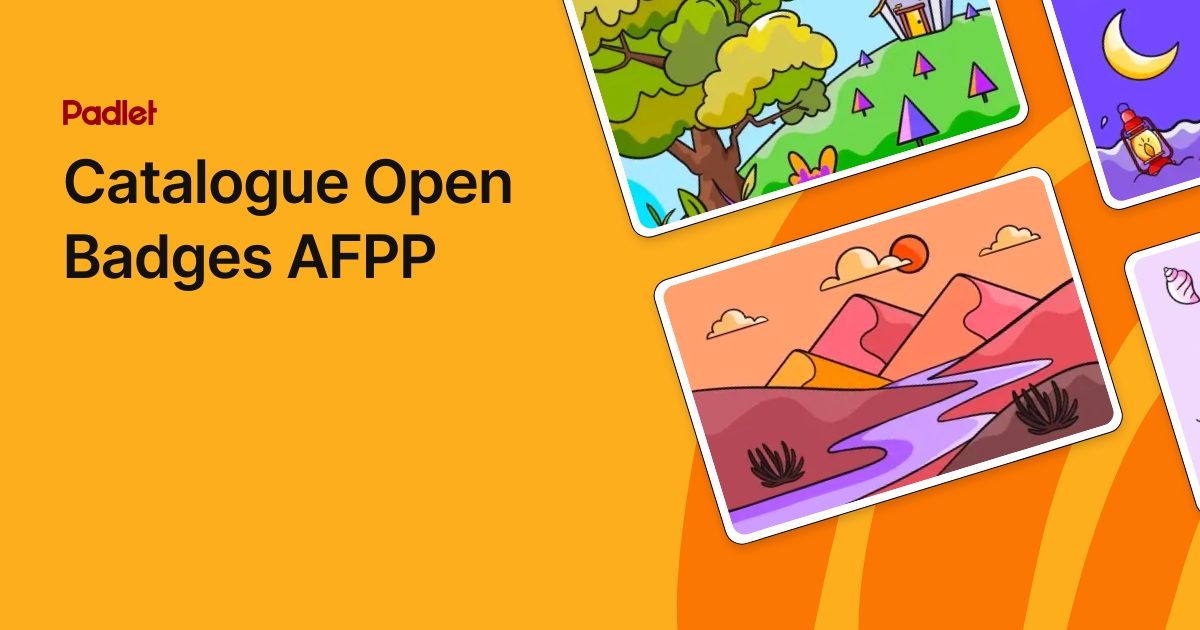 Catalogue Open Badges AFPP