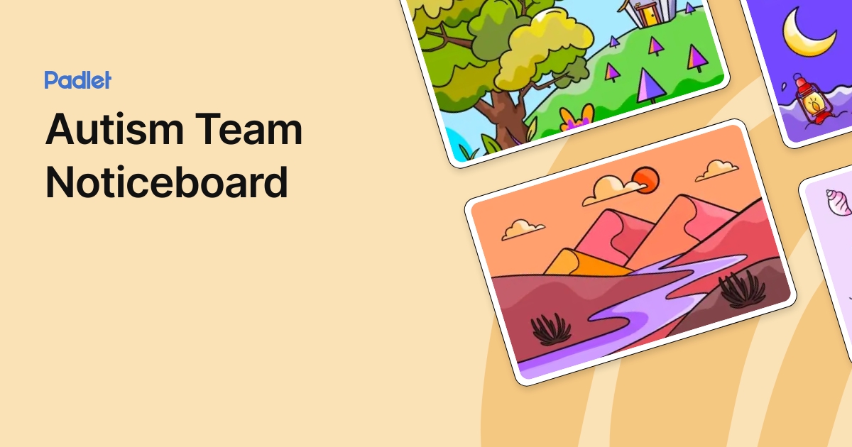 Autism Team Noticeboard