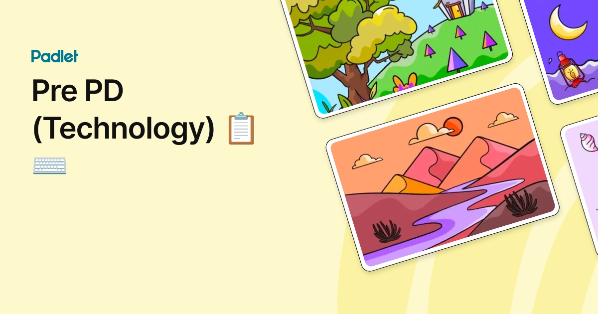 Pre PD (Technology) 📋⌨️