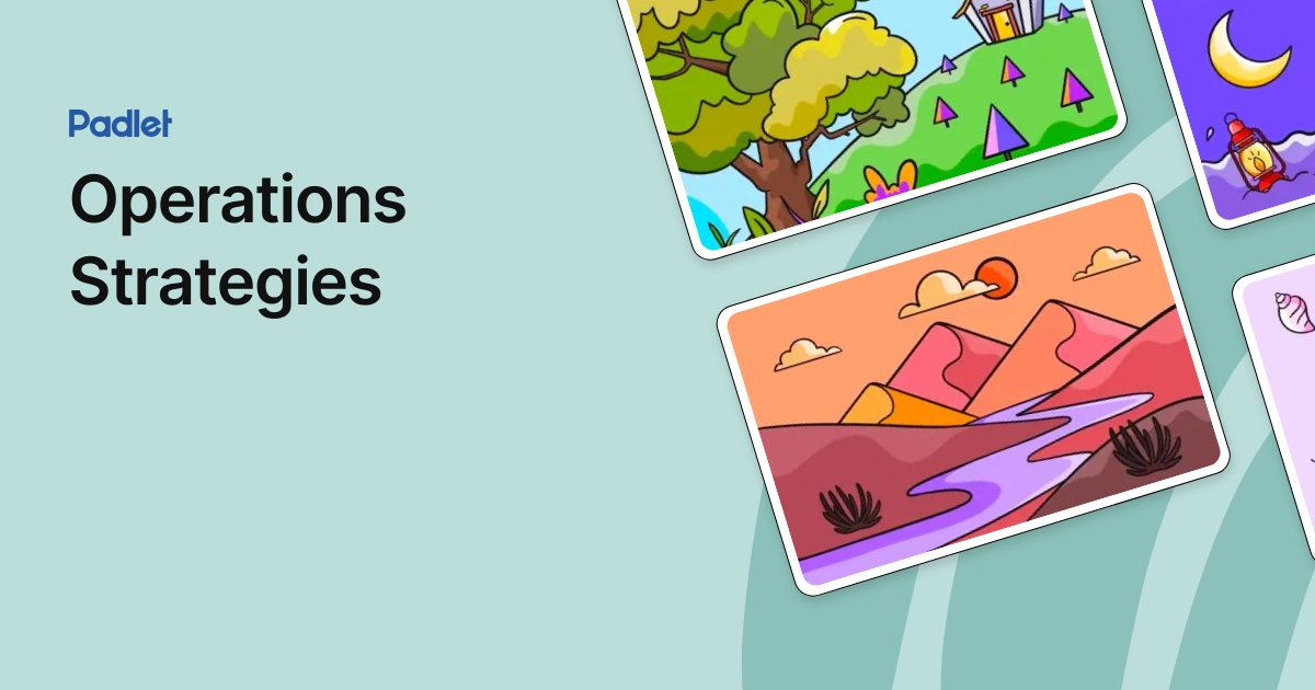 Operations Strategies