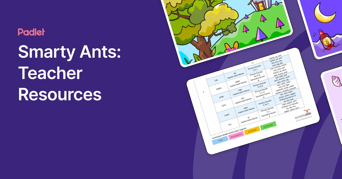 Smarty Ants: Teacher Resources
