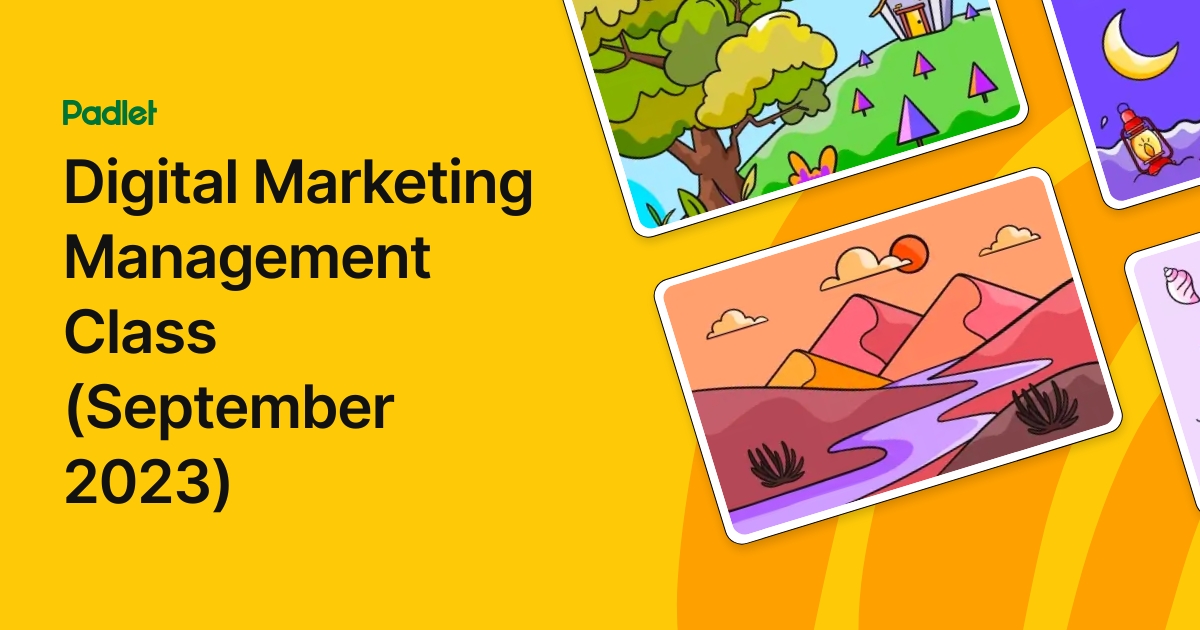 Digital Marketing Management Class (September 2023)