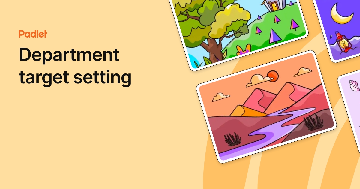 Department target setting