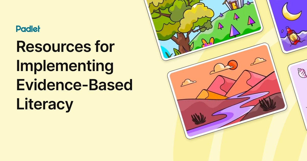 Resources for Implementing Evidence-Based Literacy