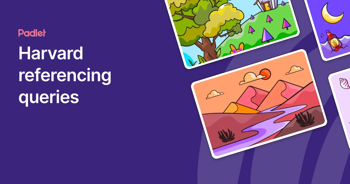 Harvard referencing queries