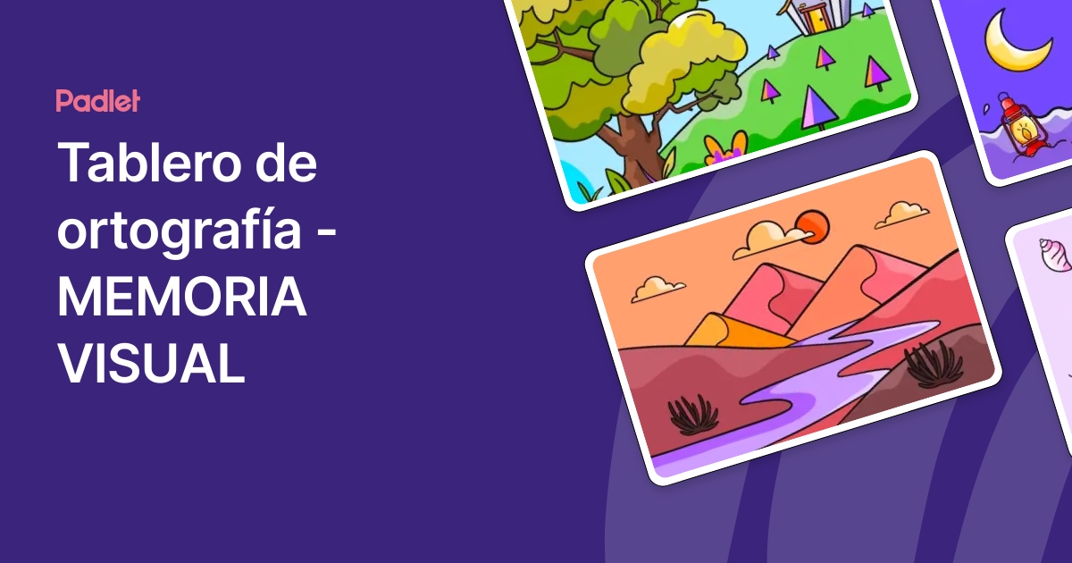 Tablero de ortografía - MEMORIA VISUAL