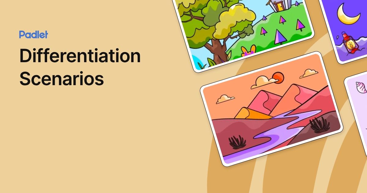 Differentiation Scenarios