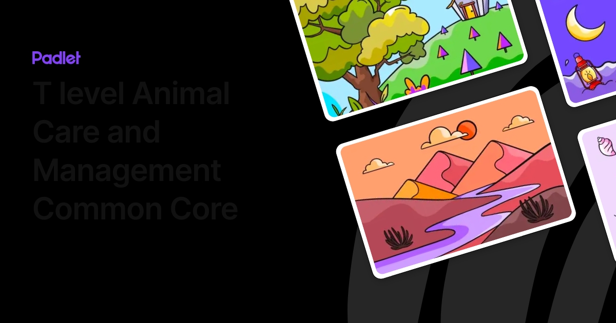 T level Animal Care and Management Common Core