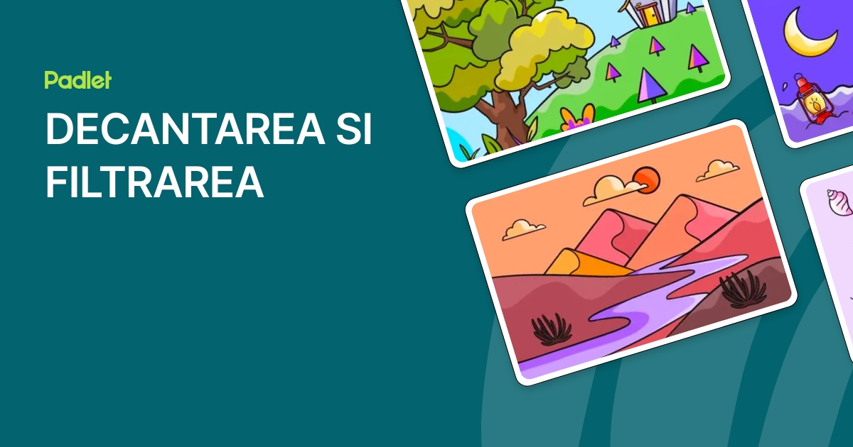 DECANTAREA SI FILTRAREA