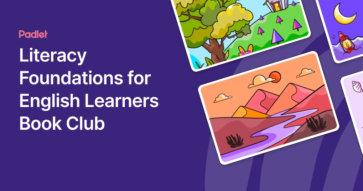 Literacy Foundations for English Learners Book Club