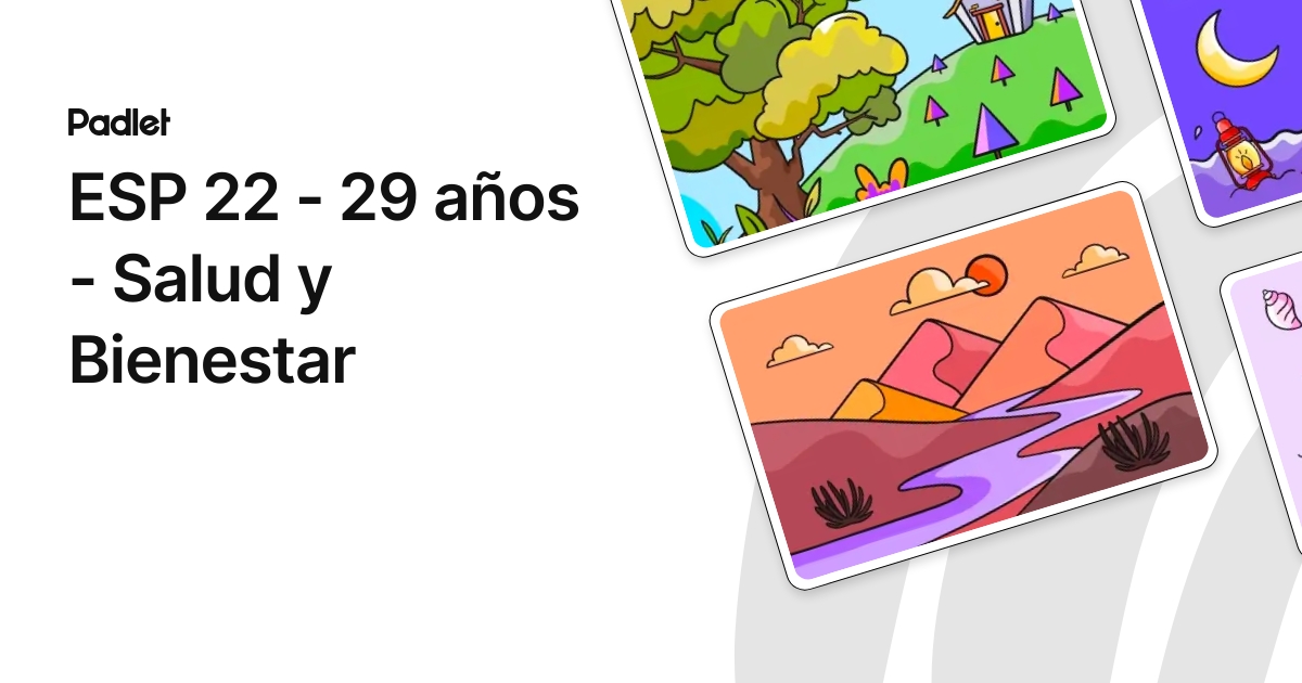 ESP 22 - 29 años - Salud y Bienestar