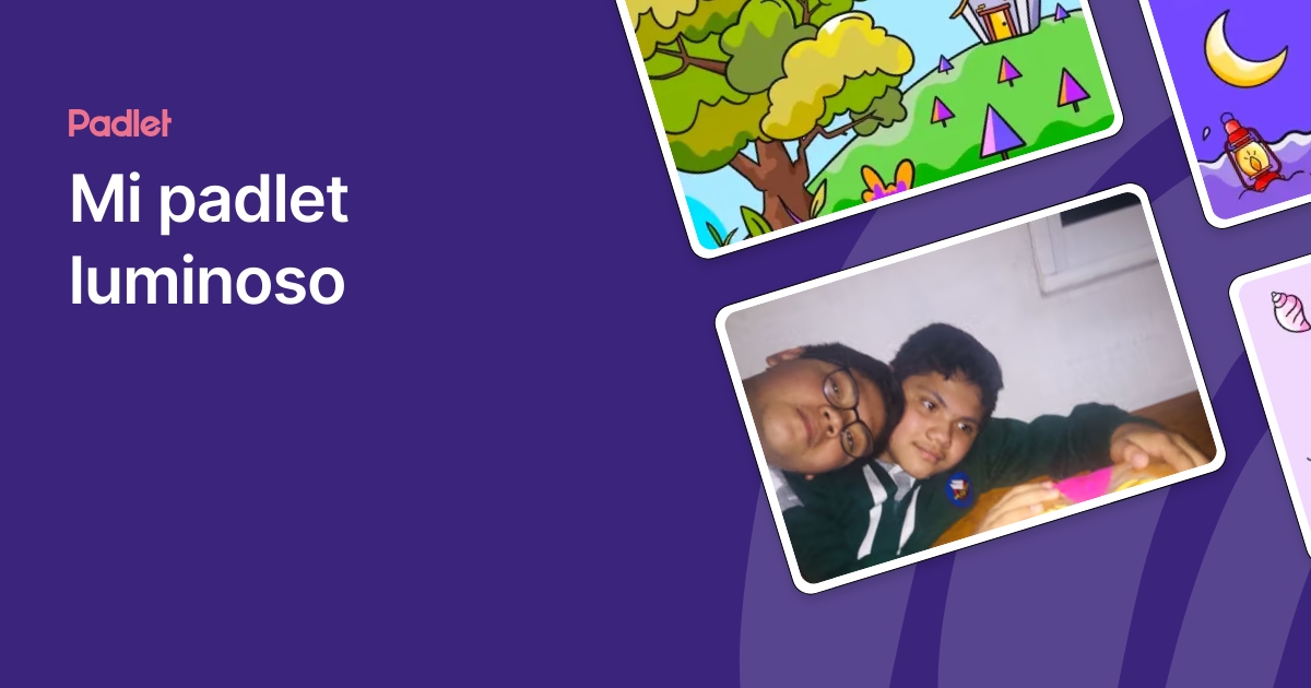 Mi padlet luminoso