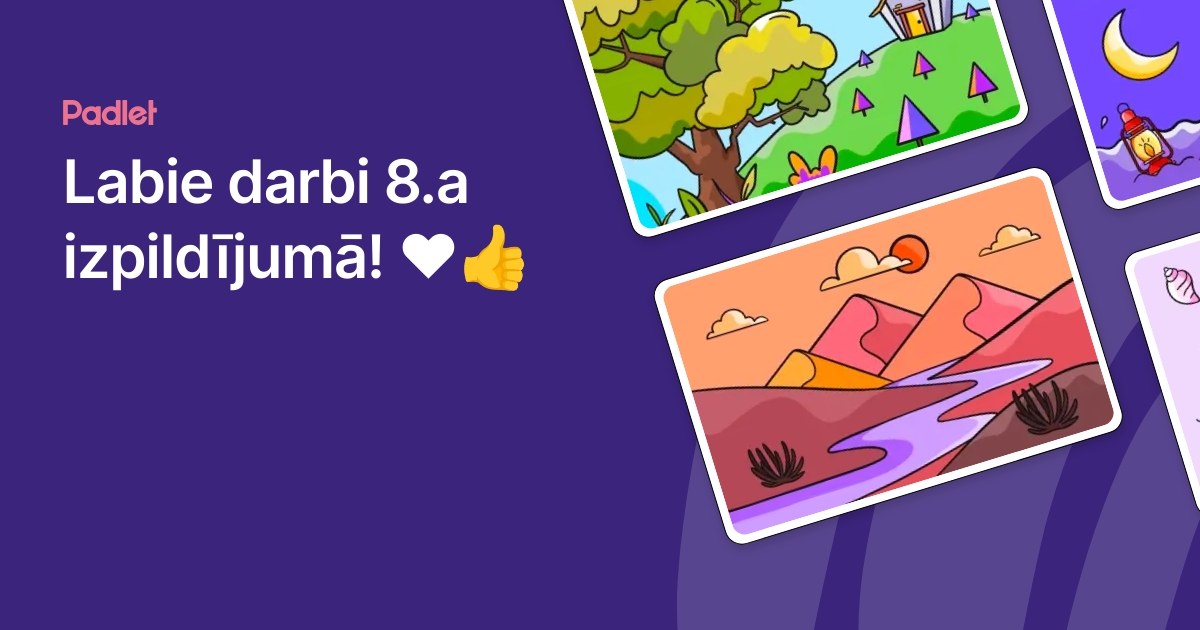 Labie darbi 8.a izpildījumā! ️👍