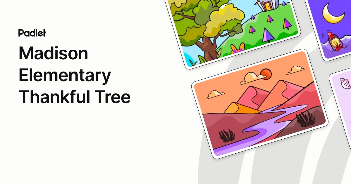 Madison Elementary Thankful Tree